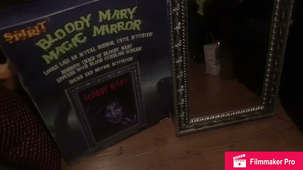 Bloody Mary magic mirror spirit Halloween prop - YouTube