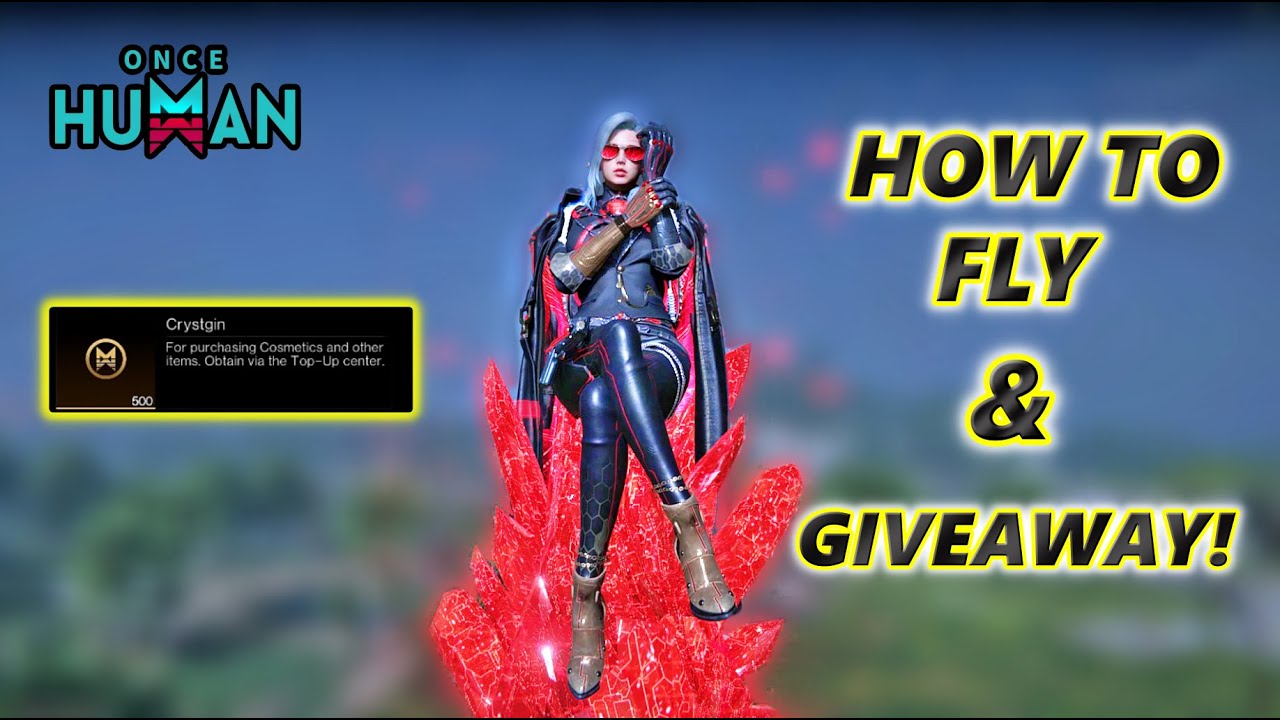 Once Human How To Fly And Another Crystgin Giveaway! Upgraded Aero Leap ...
