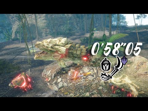 MHR Sunbreak - The Queen's Garden - Rathian - Insect Glaive - 0'58\