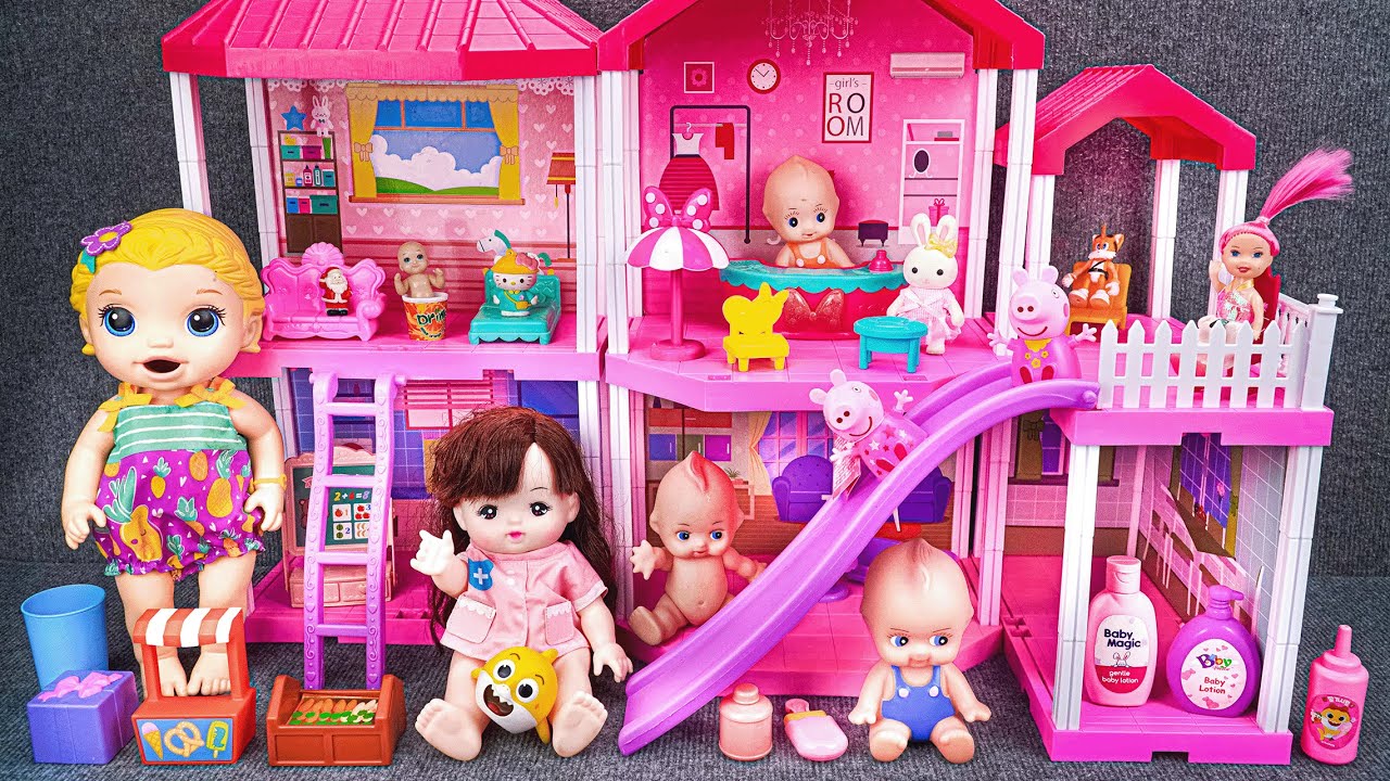 96 Minutes Satisfying with Unboxing Princess House Play Set Review Toys ...