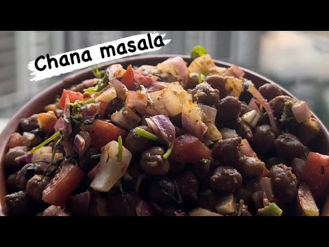 "CHANA CHAAT MASALA: A FLAVORFUL INDIAN SNACK"|| HOW TO MAKE CHANA ...