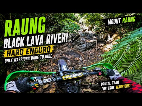 BRUTAL BLACK LAVA RIVER! | Indonesia’s Wildest Hard Enduro Trail