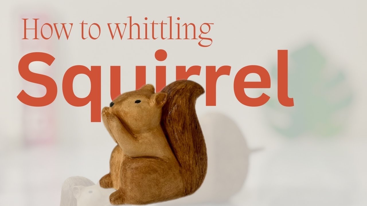 Wood Carving Vibes 🪵 | Making a Squirrel Step by Step with Me” - YouTube