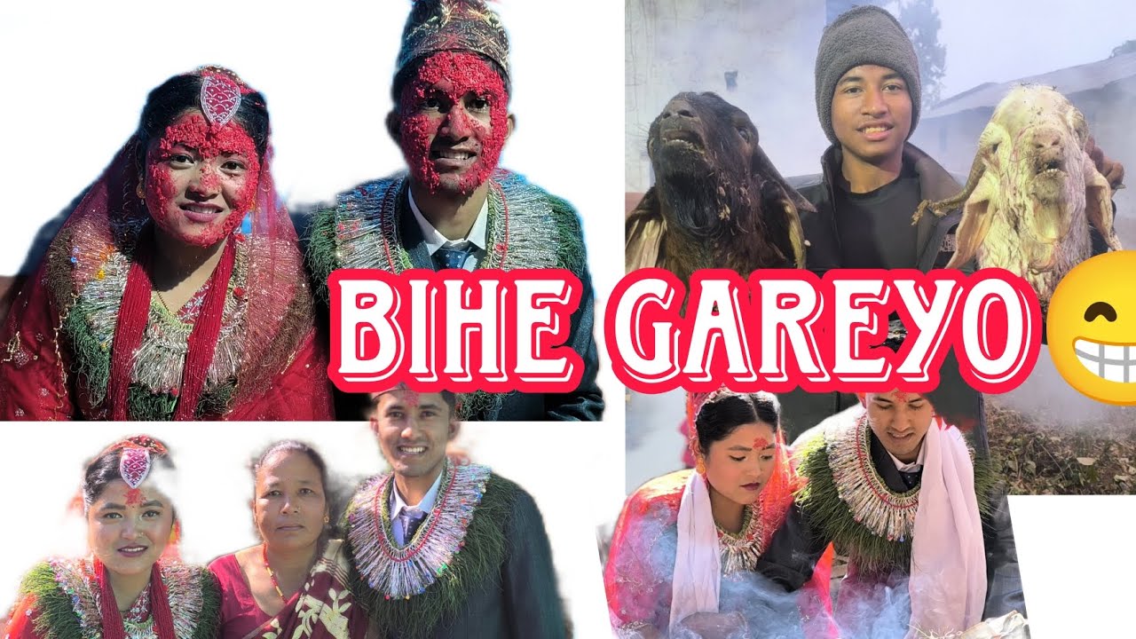 Bihe pani gareyo🤭💗 finally 4year relationship completely vyo☺️💐 ️‍🩹# ...