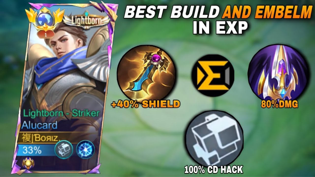 EXP LANE ALUCARD BEST BUILD & EMBLEM 2025☠️ (must try ) MLBB - YouTube