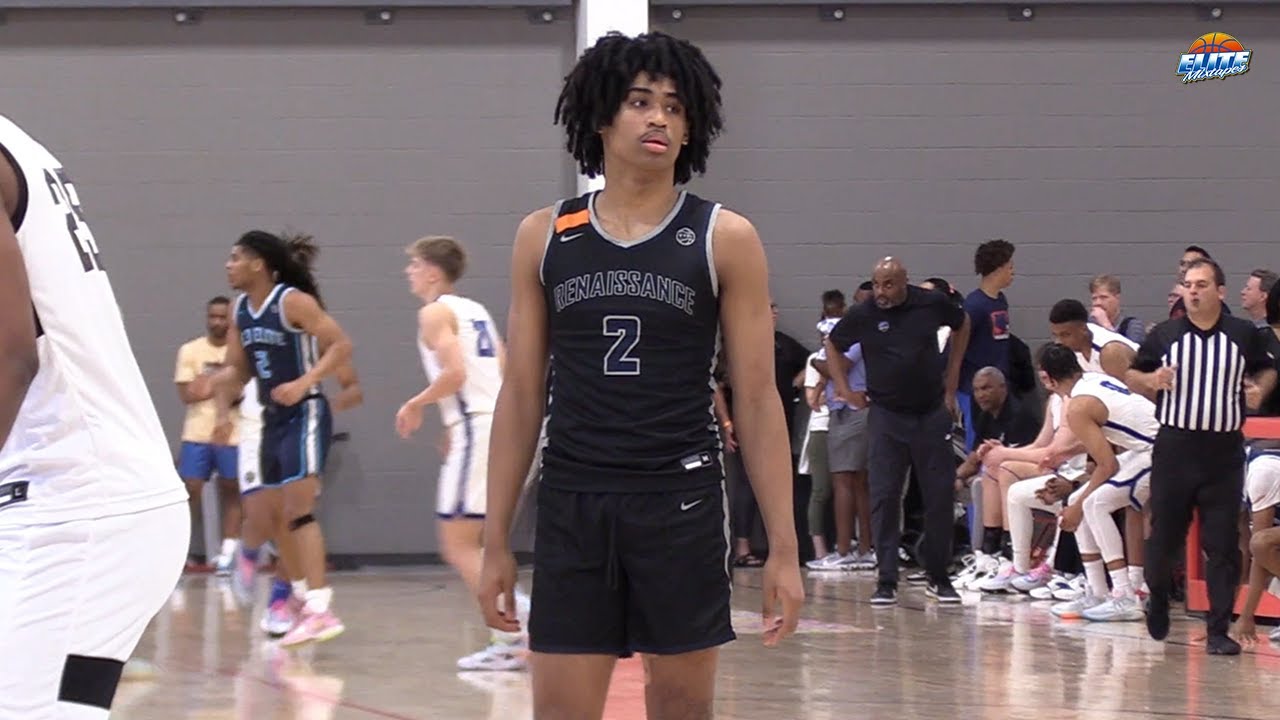 #1 PG Dylan Harper Plays In ATTACK MODE! NY Rens vs. NJ Scholars! - YouTube