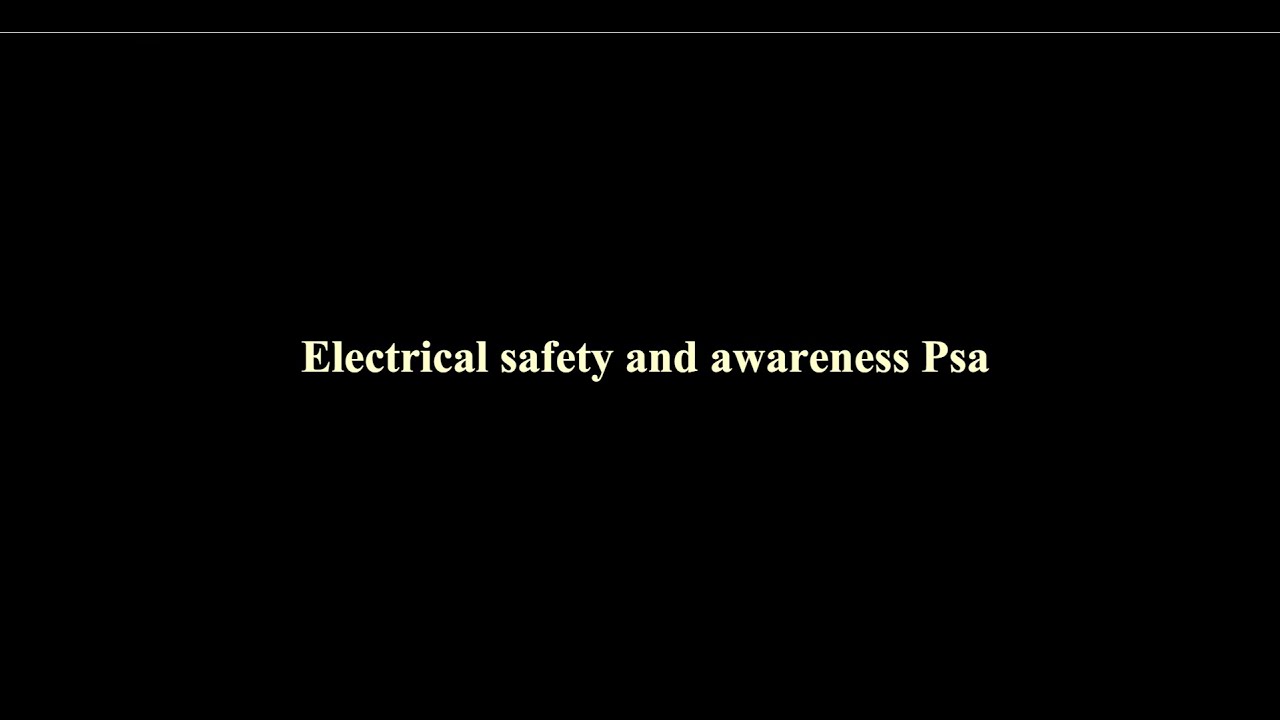 Psa for electrical fires - YouTube