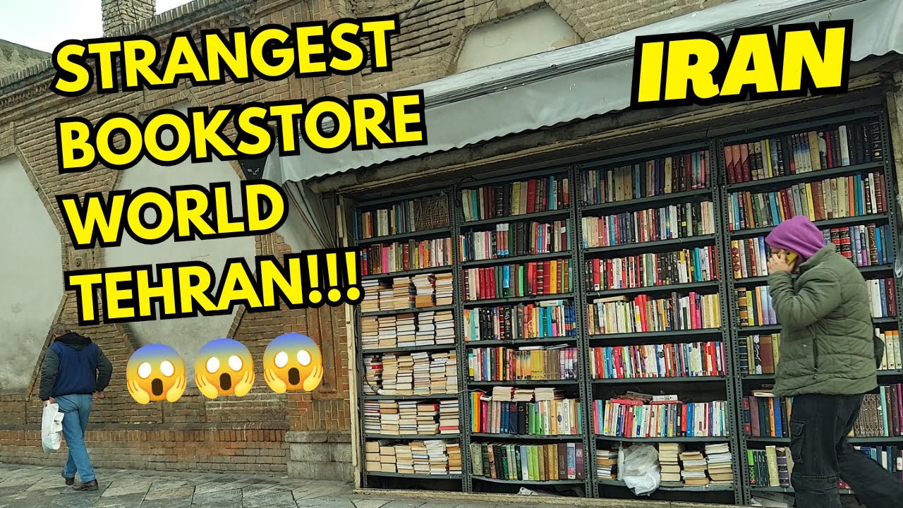 Iran 🇮🇷 Vlog strangest bookstore world | most interesting bookstore ...