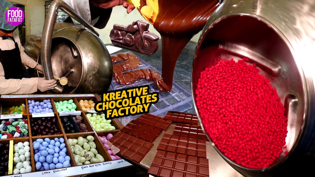 Huge Chocolates Making In Mega Chocolate Factory | Kreative Chocolates ...