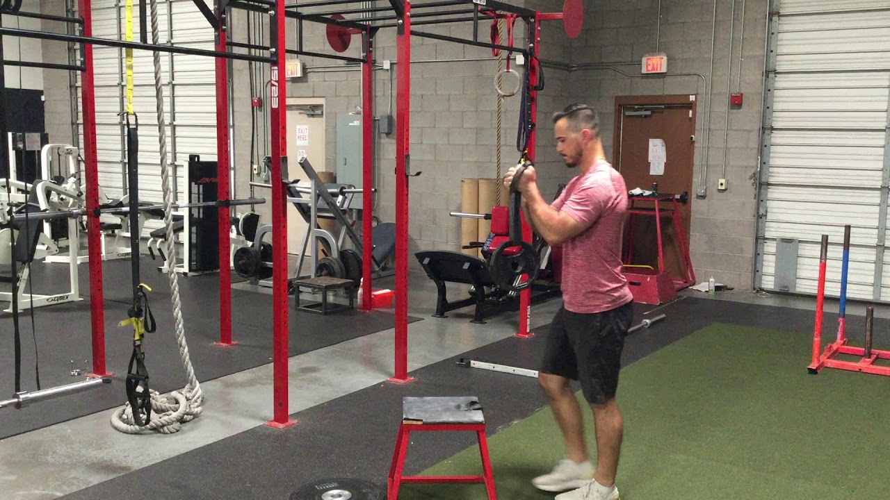 Hanging Band Step Up to Hip Lock - YouTube