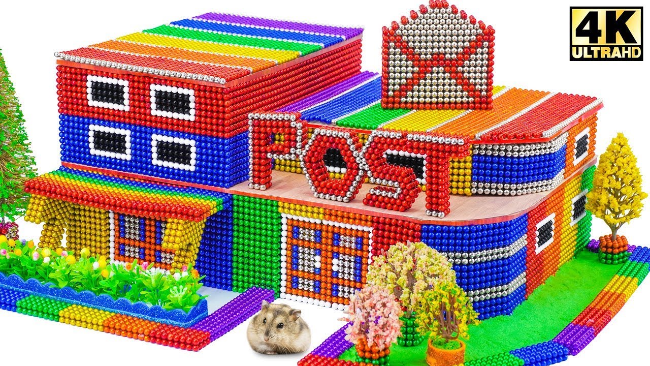 ASMR Video How to make a mini house pole with magnetic balls - YouTube