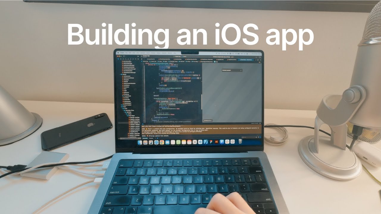 How I built an iOS self improvement app from scratch (vlog) - YouTube