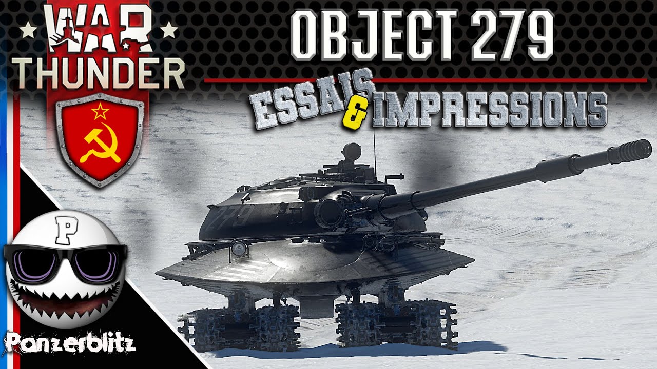 CHAR OBJECT 279 DE L’ÉVÉNEMENT WAR THUNDER DE LA COURSE À L'ESPACE ...