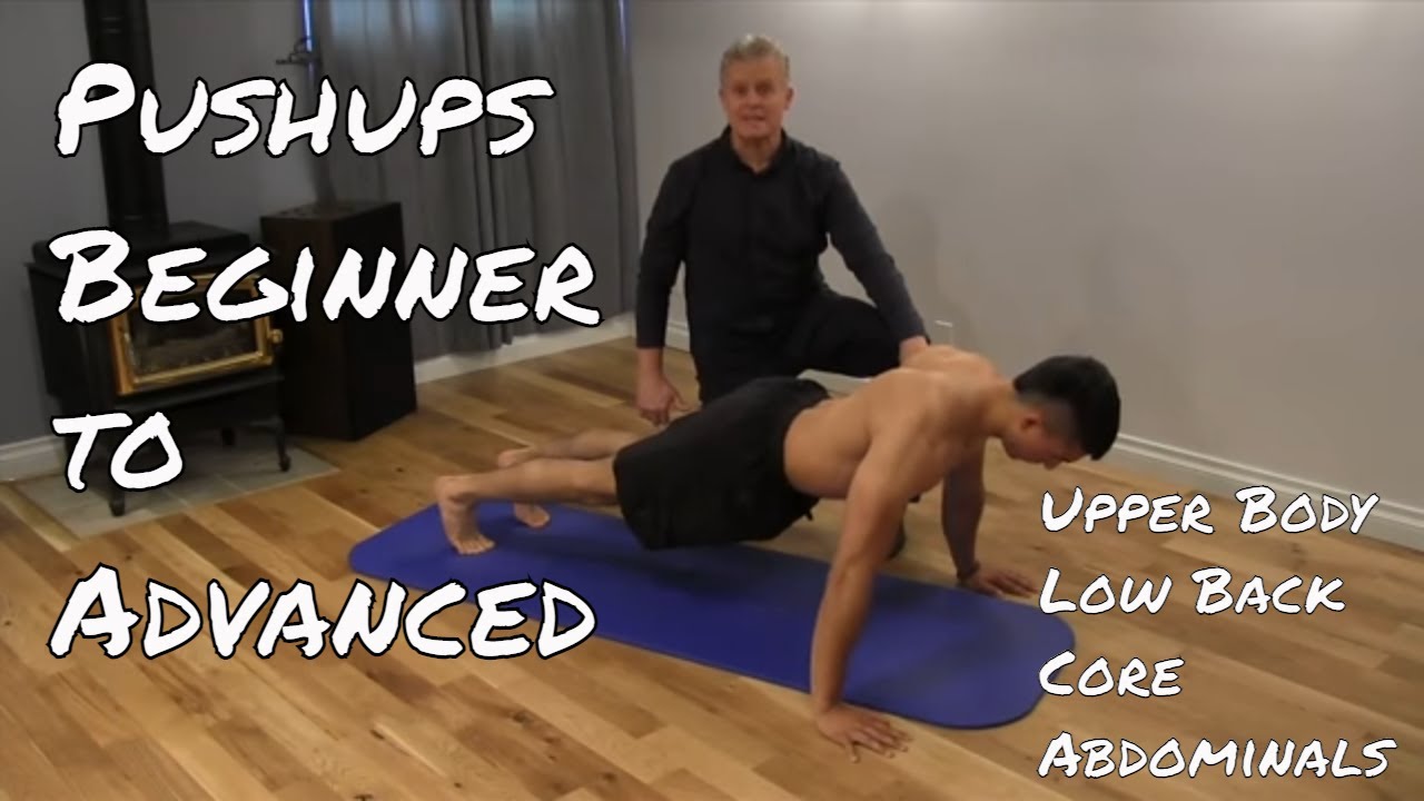 Pushups - Beginner to Advanced - YouTube