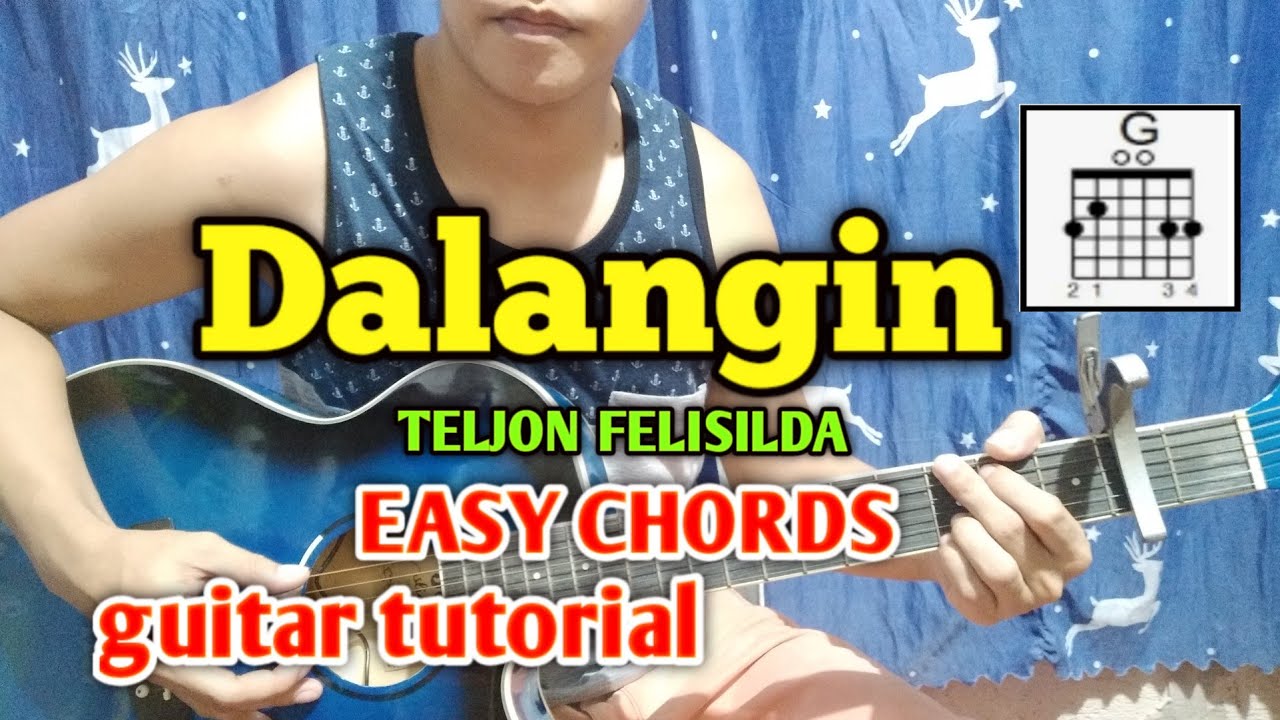 DALANGIN GUITAR TUTORIAL | TELJON FELISILDA | Easy chords - YouTube