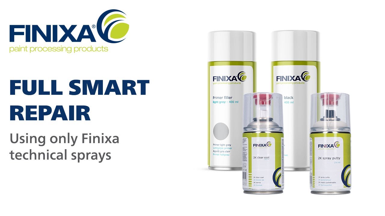 A full SMART repair using only Finixa technical sprays - YouTube