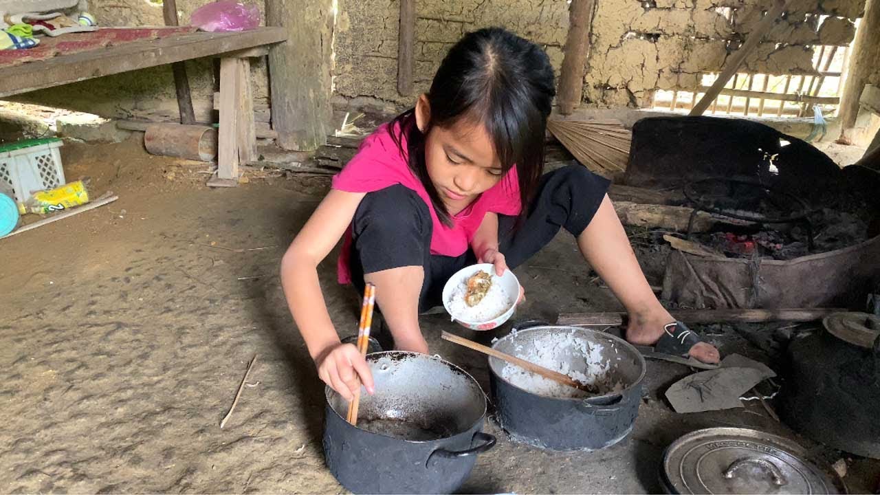 Daily Life Of A Poor Orphan, mountain life, Fishing, Cooking, Washing ...