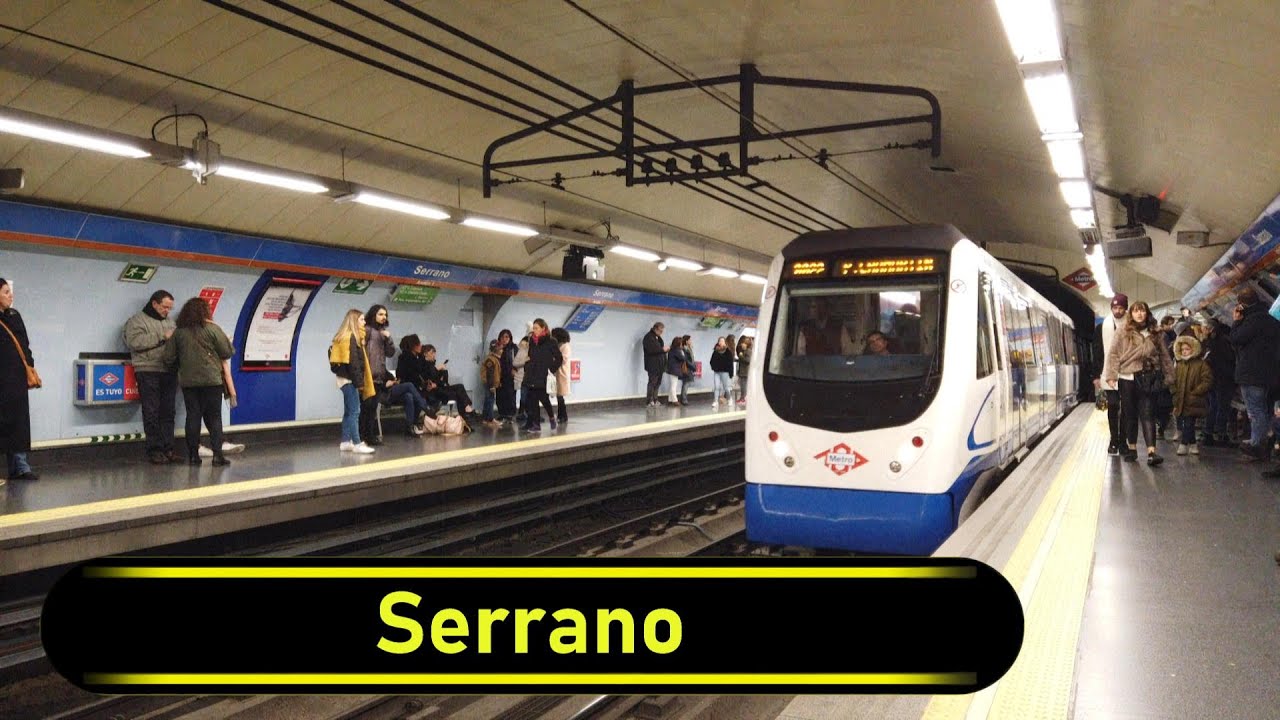 Metro Station Serrano - Madrid 🇪🇸 - Walkthrough 🚶 - YouTube