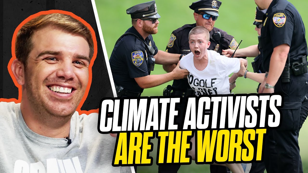 Climate Crazies Storm PGA Event - YouTube