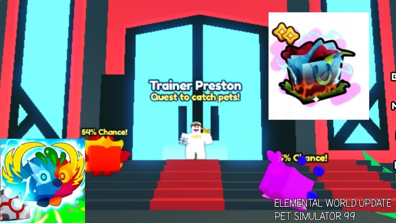 Pet simulator 99 Roblox Elemental World Update Episode 69 - YouTube