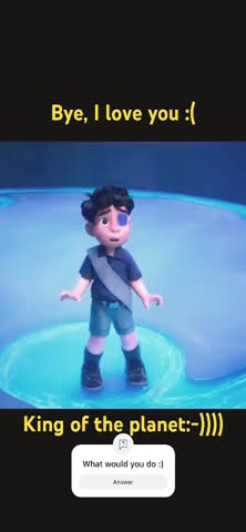 Okay Bye I love You. King of Earth Elio the movie #king #elio #funny # ...