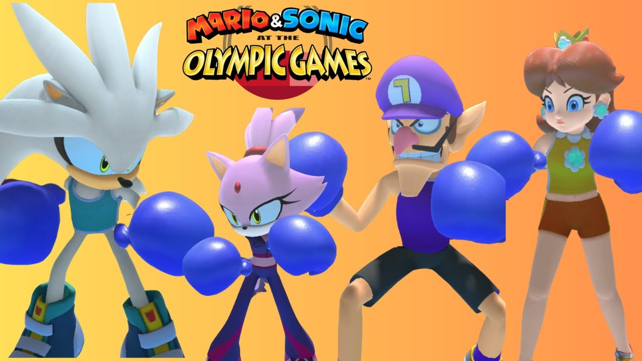 Mario & Sonic At The Olympic Games Tokyo 2020 (Boxing) Waluigi , Silver ...