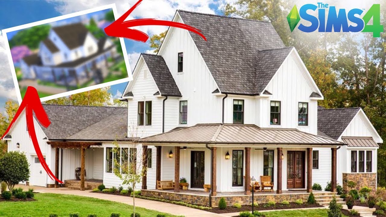 CURB APPEAL EP 6: Southern Country Home ~ Sims 4 Speed Build ~ with ...