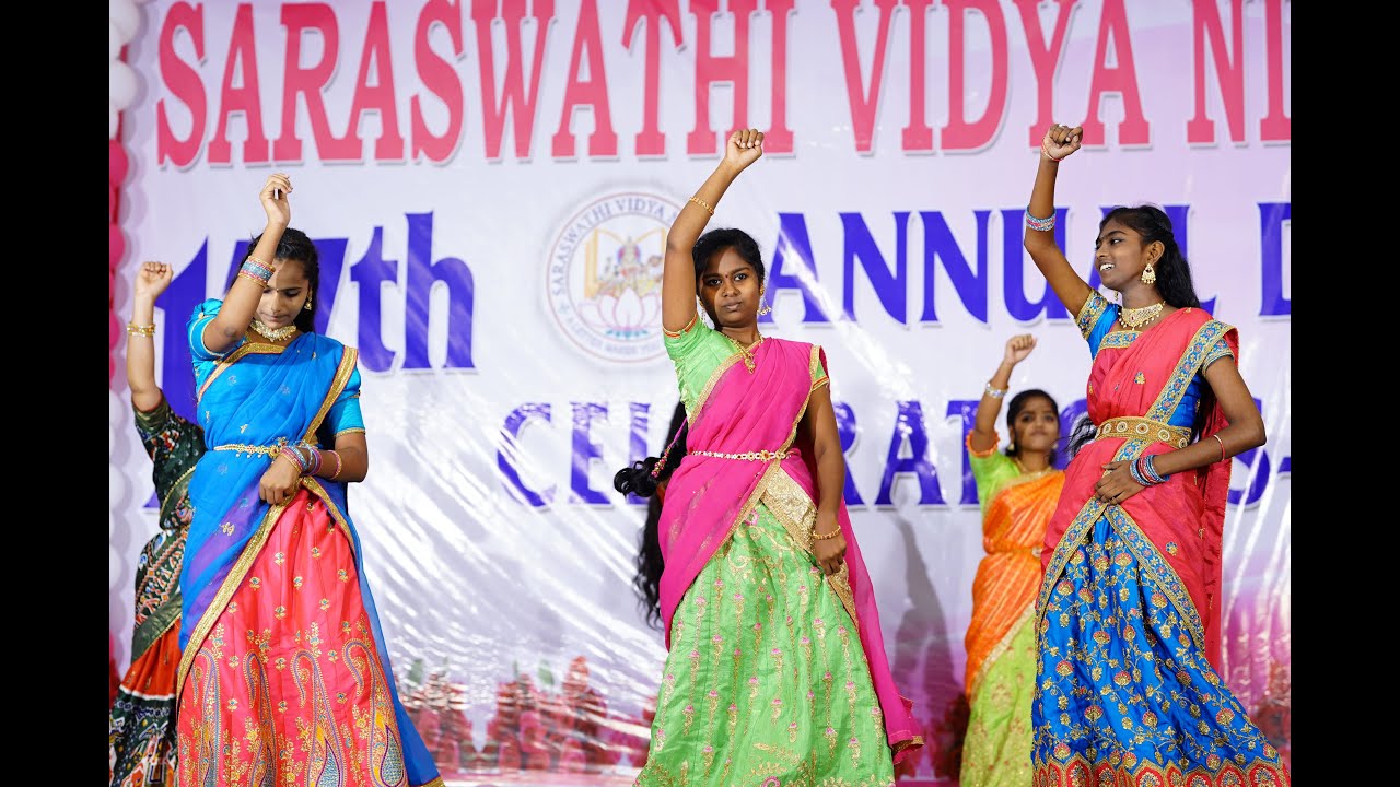 10th class girls Dance Performance_SVN School 17th Anniversary - YouTube