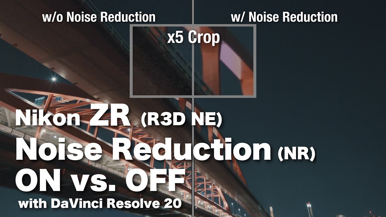 Nikon ZR R3D NE Low Light Footage | Noise Reduction Comparison with ...