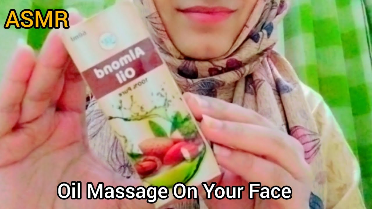 ASMR Oil Massage On Face | Oil Facial Massage (No Talking) - YouTube
