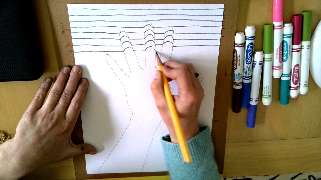 Activity 2: Op Art Hand - YouTube