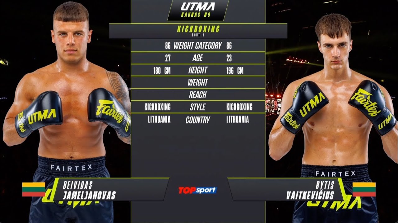 Deividas Jemeljanovas vs Rytis Vaitkevičius | UTMA 9 | Full Fight - YouTube