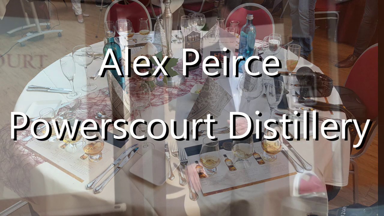 Alex Peirce presents the new Powerscourt Distillery in Ireland at the ...