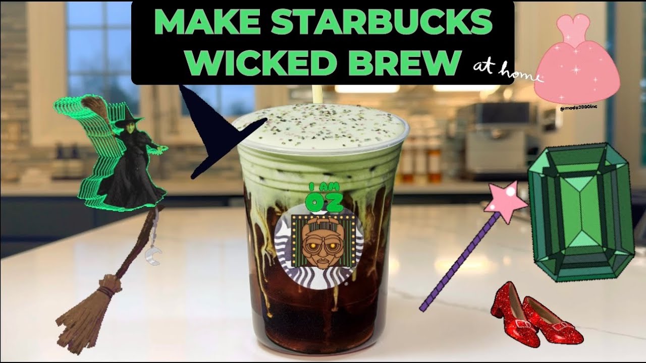 🪄☕️MAGICALLY BREW WICKED (THE MOVIE) COFFEE AT HOME | FULL VIDEO # ...