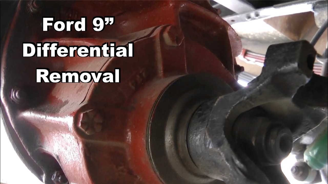 Differential Removal- 9" Ford - YouTube