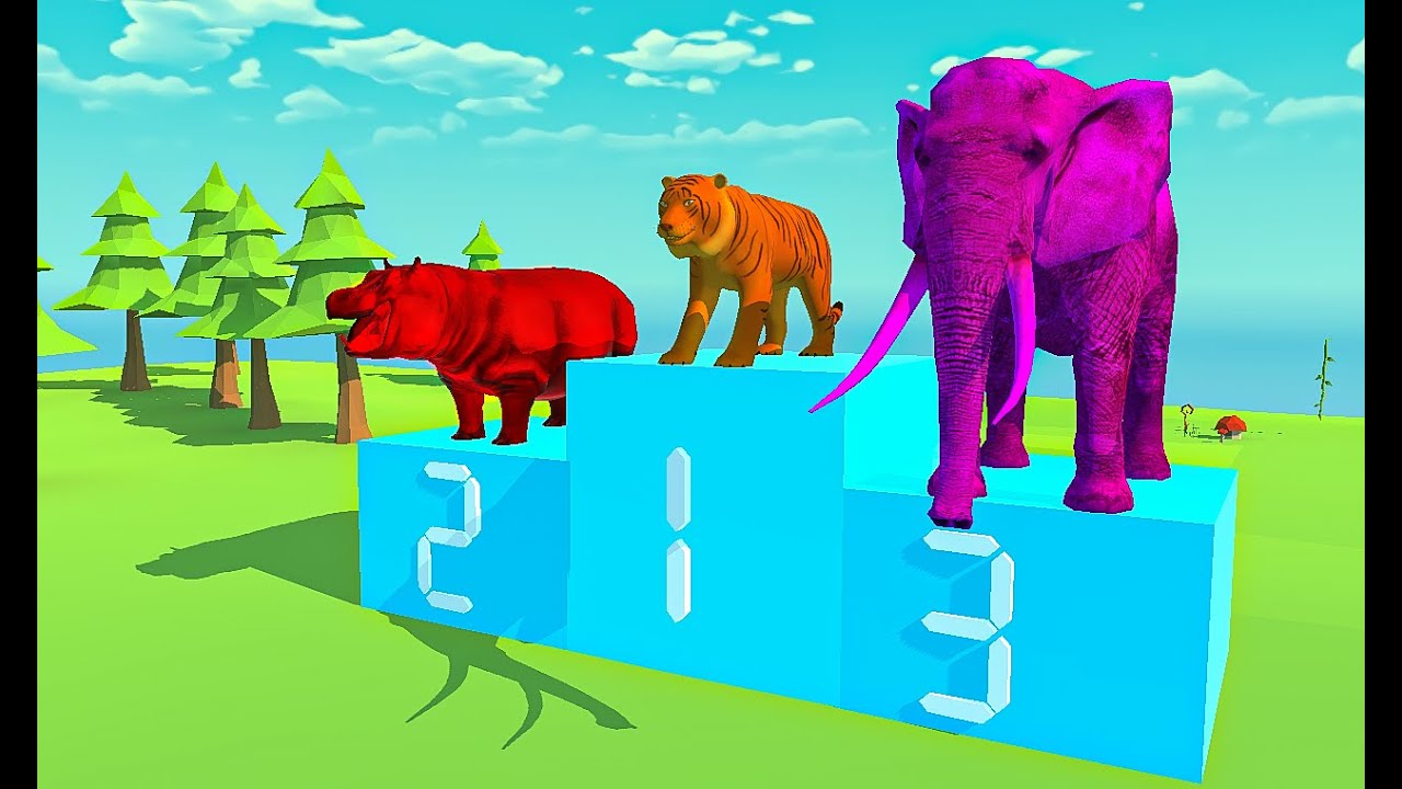 Wild Animal Vs. Fastest Animal In World | Fun Gameplay Race Animal ...