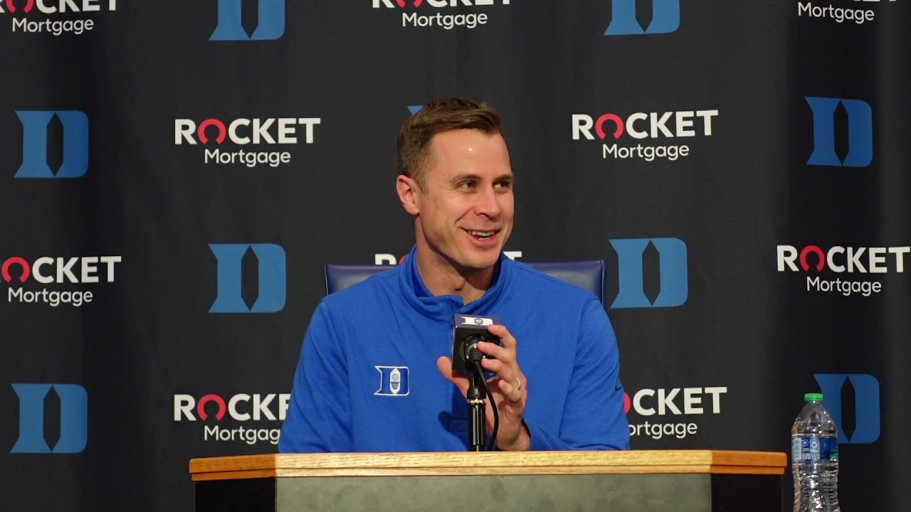 Jon Scheyer Updates Us On Coach K's Health and More After Win Over Wake ...
