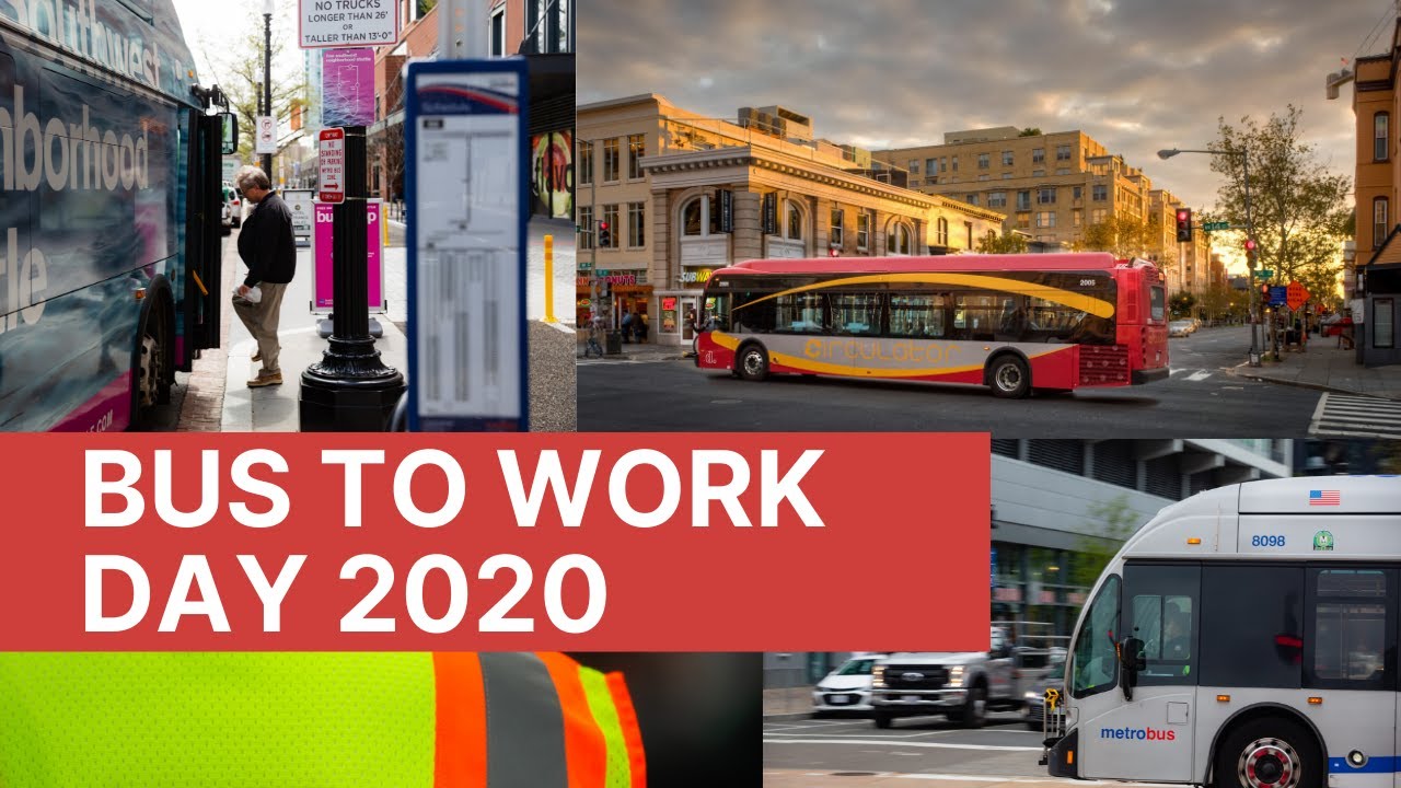 Bus to Work Day - Transit Equity Day 2020 - YouTube