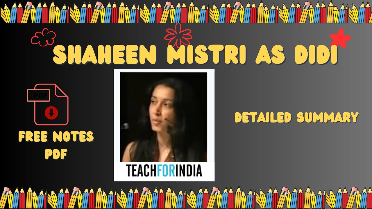 Didi | Life Writing| Shaheen Mistri | Inspirational Story | Summary ...