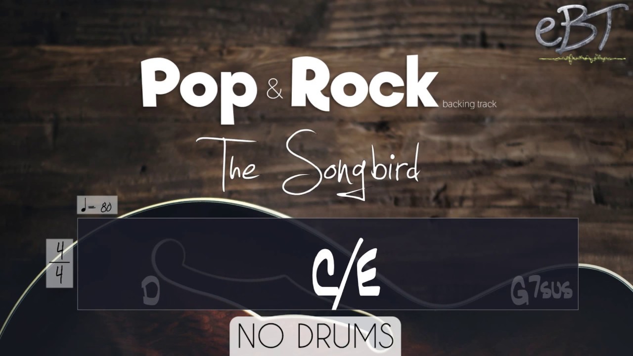 MELLOW POP-ROCK BACKING TRACK! [NO DRUMS] - YouTube