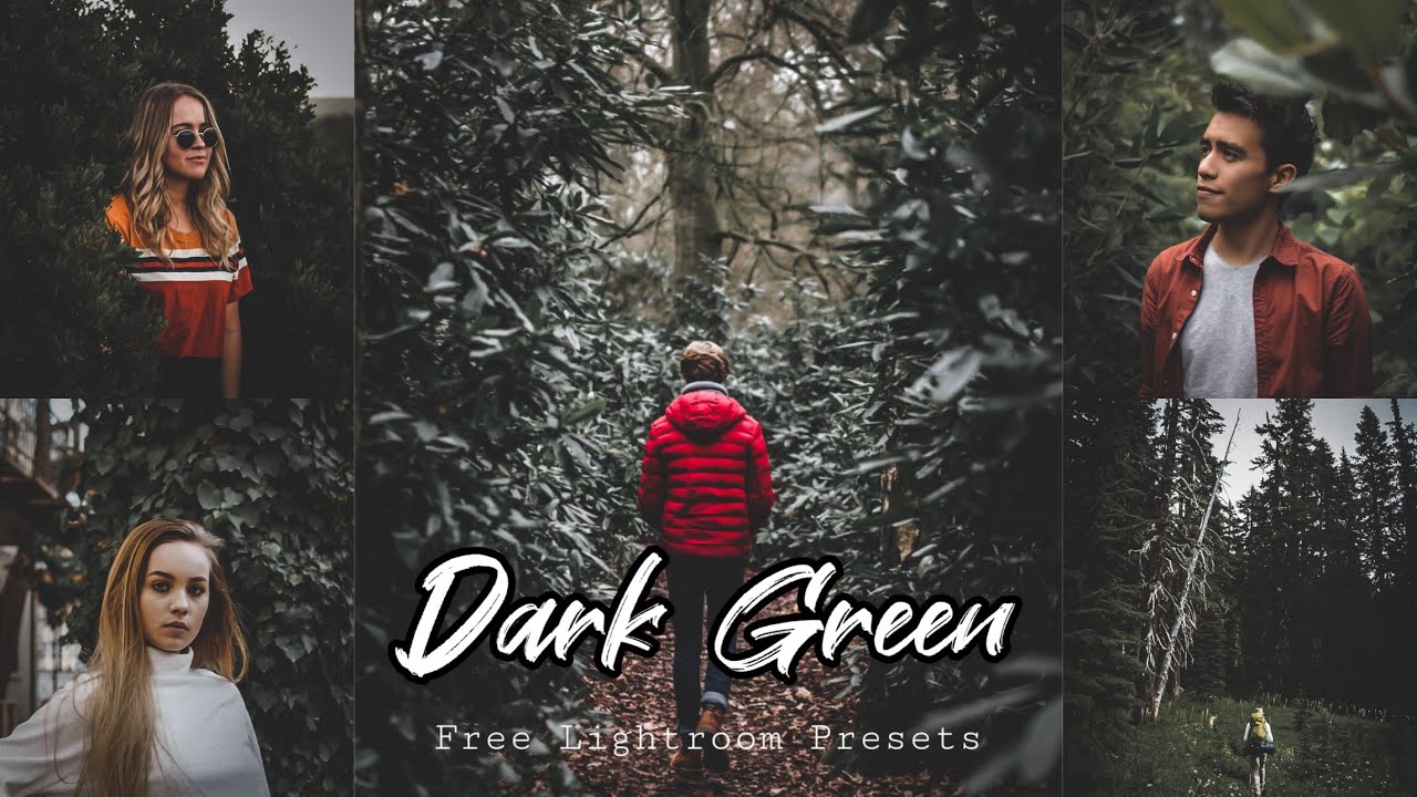 Tutorial Edit Foto Dark Green Filter Gratis Preset | Lightroom Mobile ...
