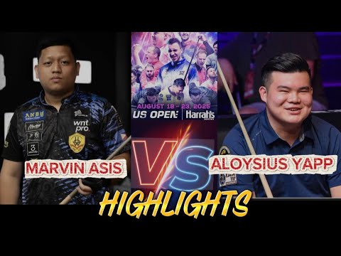 US OPEN POOL 2025 | ALOYSIUS YAPP VS. MARVIN ASIS HIGHLIGHTS - YouTube
