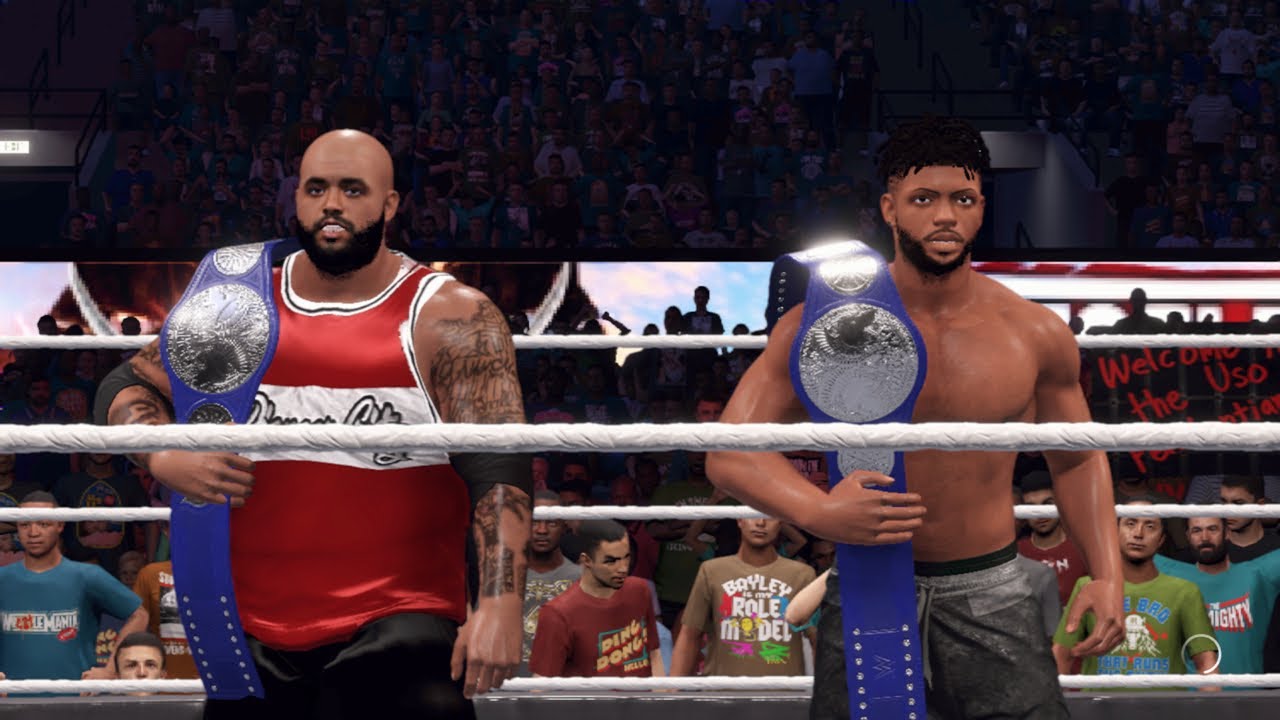 WWE 2k22 the hit row won their first tag team championship since Returning back against the usos ...