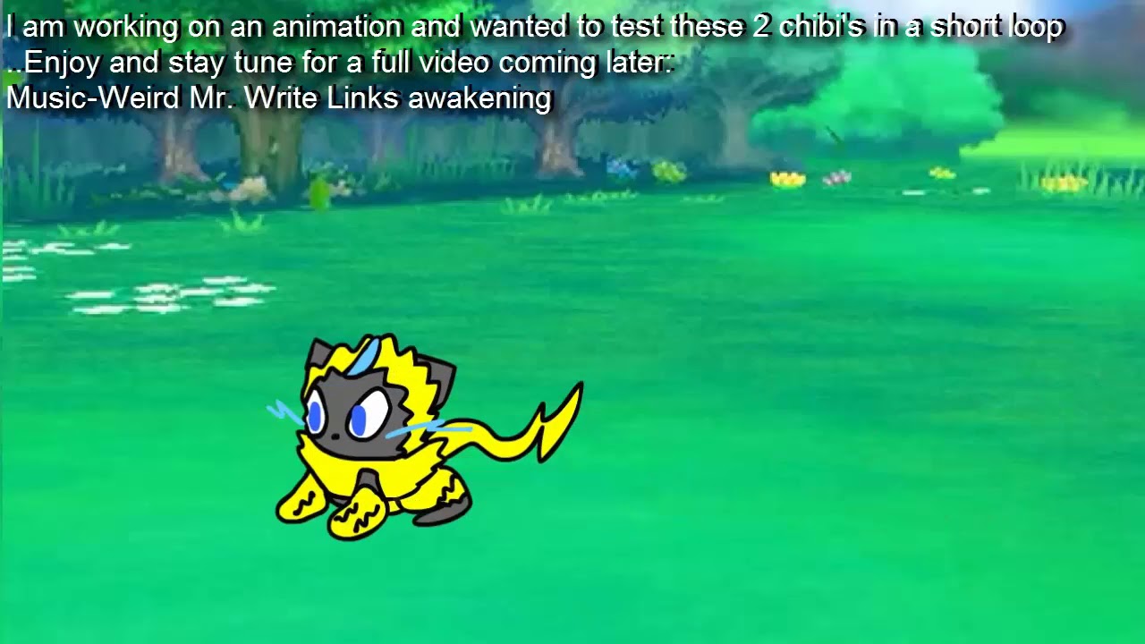 Chibi Zeraora animation loop - YouTube