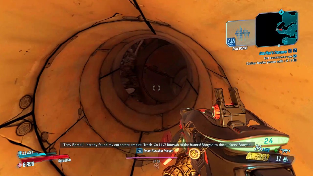 Gather loader power cells One Man's Treasure Borderlands 3 - YouTube