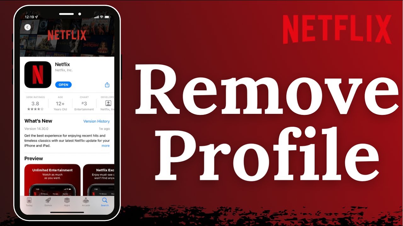 How to Delete Netflix Profile | Remove Profile from Netflix App - YouTube