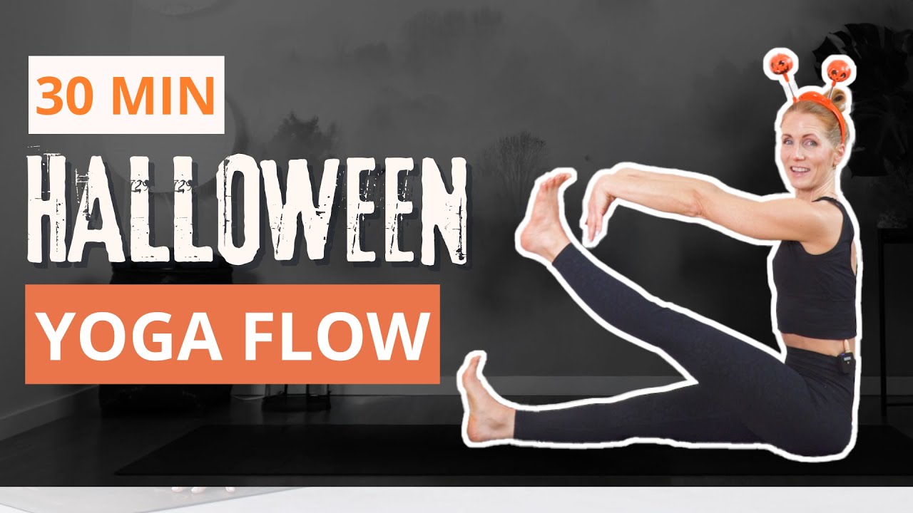 Halloween Yoga Class | Full Moon Vinyasa Flow | Yoga for Full Moon ...