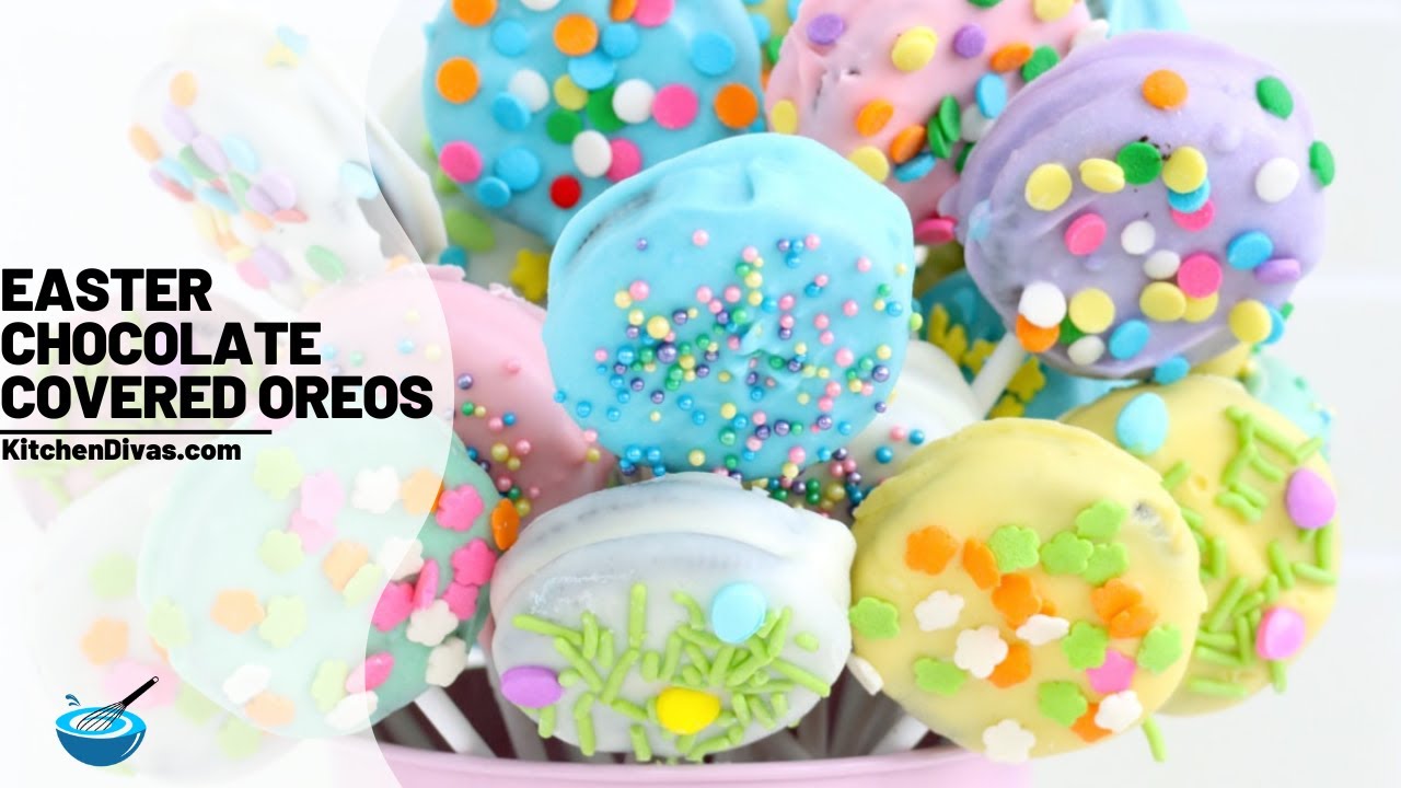 Easter Chocolate Covered Oreos - YouTube