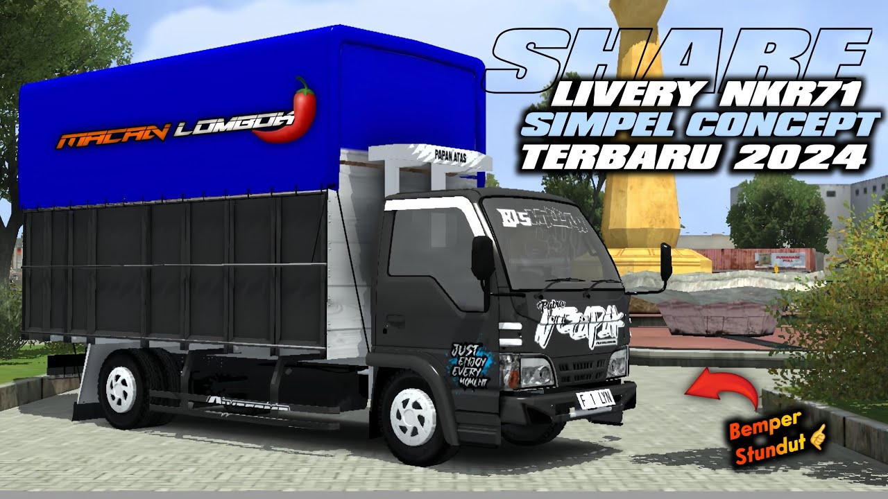 SHARE!!! Livery Truck bussid Simpel concept Nkr 71| Mbois Lop😍 Terbaru ...