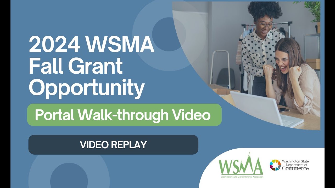 2024 Statewide WSMA Grant Portal Walk-through 11/14/24 - YouTube